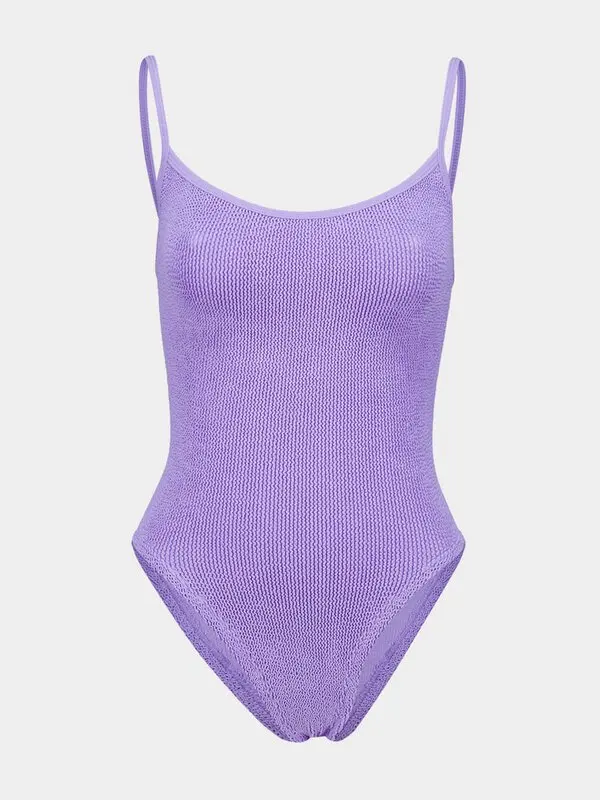 Hunza G Pamela One-piece Swimsuit - Purple