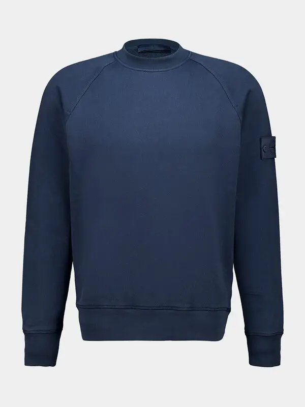 Stone Island Ghost Crewneck Sweatshirt - Blue