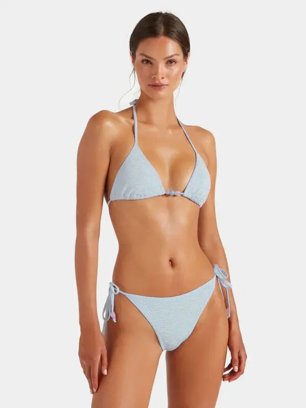 Hunza G Gina Beaded Bikini - Blue