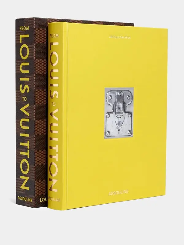 Assouline From Louis To Vuitton Book - Yellow