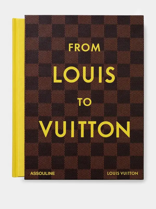Assouline From Louis To Vuitton Book - Yellow