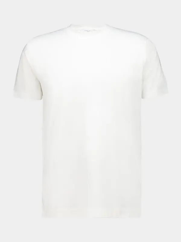 Boglioli Cotton Crew Neck T-shirt - White