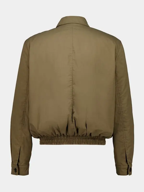 Saint Laurent Cassandre Short Jacket - Brown