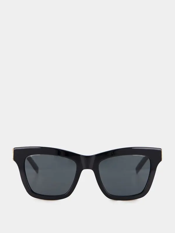 Saint Laurent Sl M156 Square Sunglasses - Black