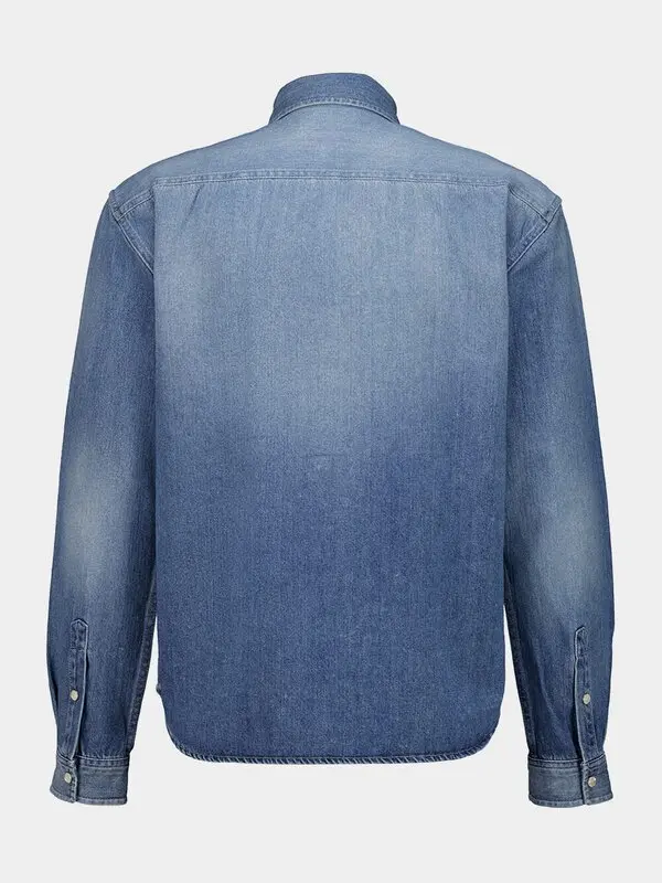 Saint Laurent Horizon Denim Shirt - Blue
