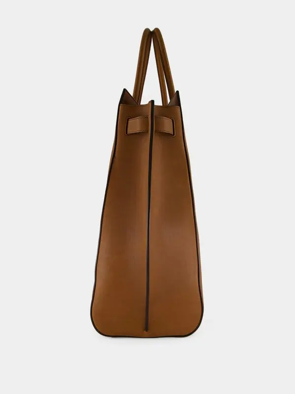 Saint Laurent Sac De Jour Large Leather Handbag - Brown