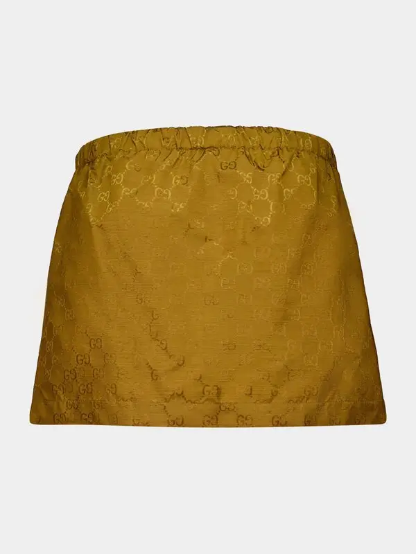 Gucci Gg Nylon Mini Skirt