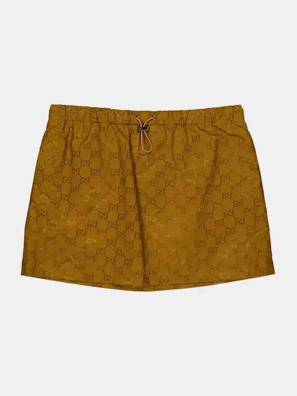 Gucci Gg Nylon Mini Skirt