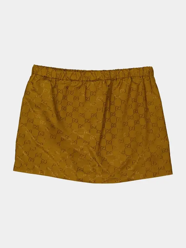 Gucci Gg Nylon Mini Skirt