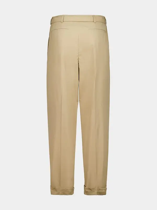 Saint Laurent Slim-fit Technical Cotton Pants