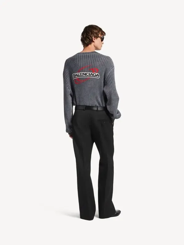 Balenciaga Too Far Wide-leg Tailored Trousers