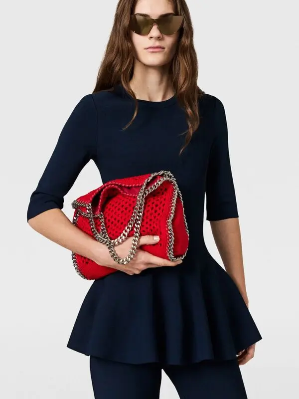 Stella McCartney Falabella Mini Mesh Tote - Red