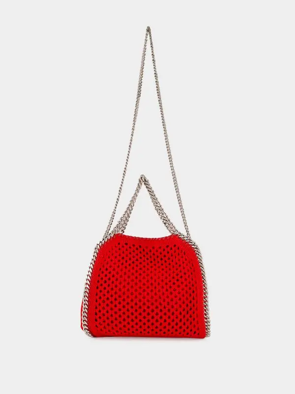 Stella McCartney Falabella Mini Mesh Tote - Red