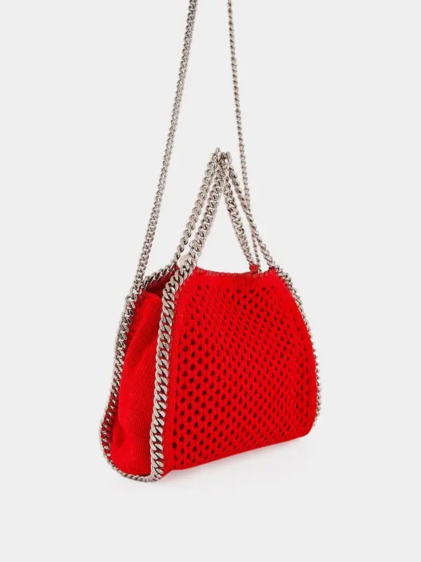 Stella McCartney Falabella Mini Mesh Tote - Red