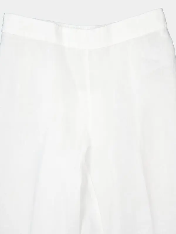 120% Lino Linen Casual Fit Trousers