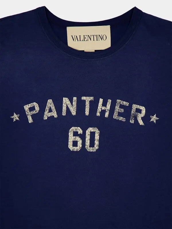 Valentino Garavani Cotton T-shirt With Chez Print