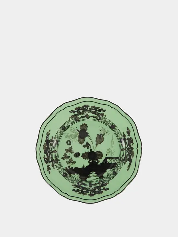 GINORI 1735 Oriente Italiano Bario Bread Plate - Green
