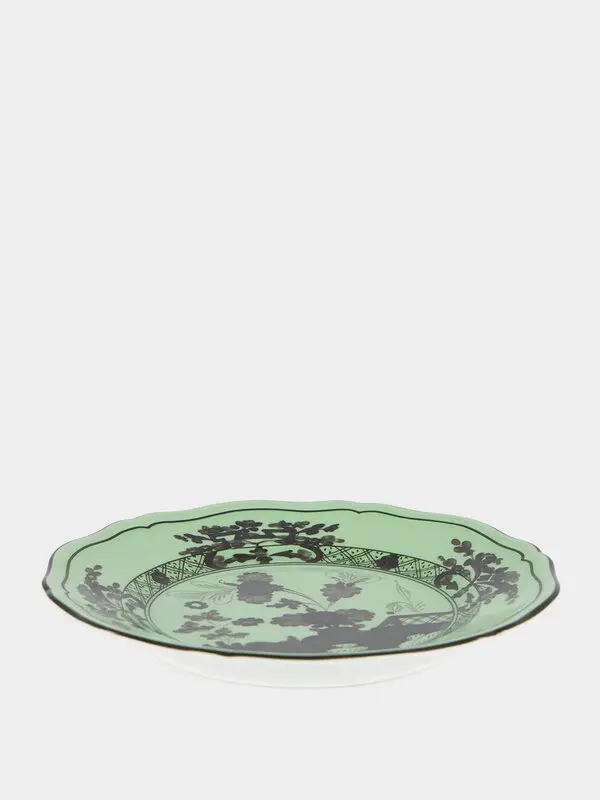 GINORI 1735 Oriente Italiano Bario Bread Plate - Green