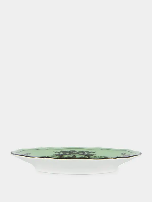 GINORI 1735 Oriente Italiano Bario Bread Plate - Green