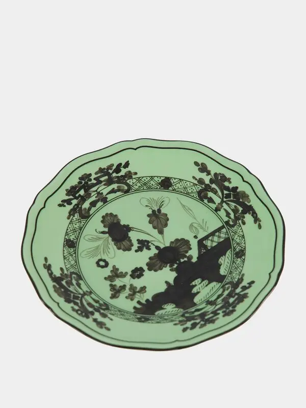 GINORI 1735 Oriente Italiano Bario Bread Plate - Green
