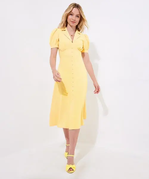 JOE BROWNS Retro Button Front Midi Dress
