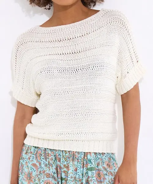 JOE BROWNS Boatneck Pointelle Sweater