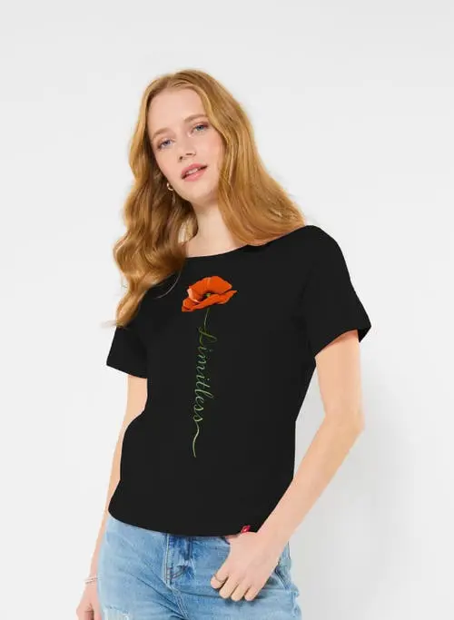 JOE BROWNS Cotton Slub Graphic T-shirt - Limitless