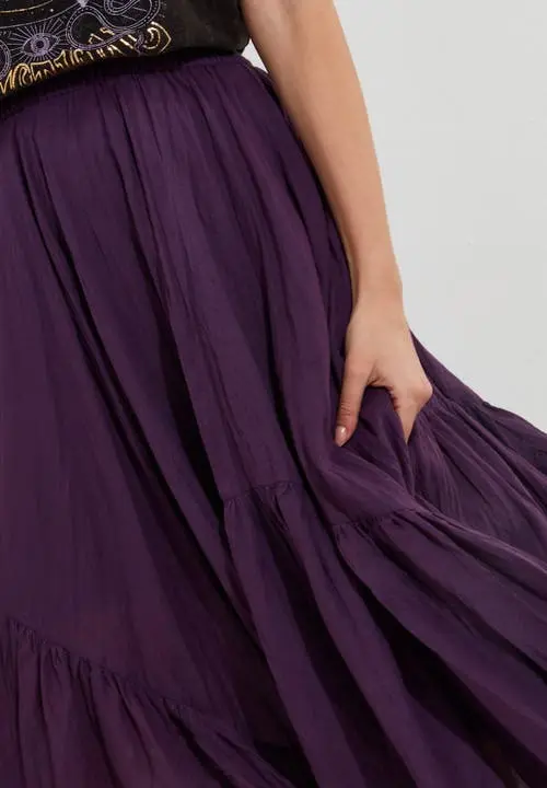 JOE BROWNS Handkerchief Hem Crinkle Midi Skirt