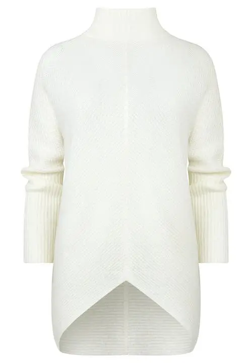 JOE BROWNS Mock Neck Rib Sweater With Batwing Sleeves