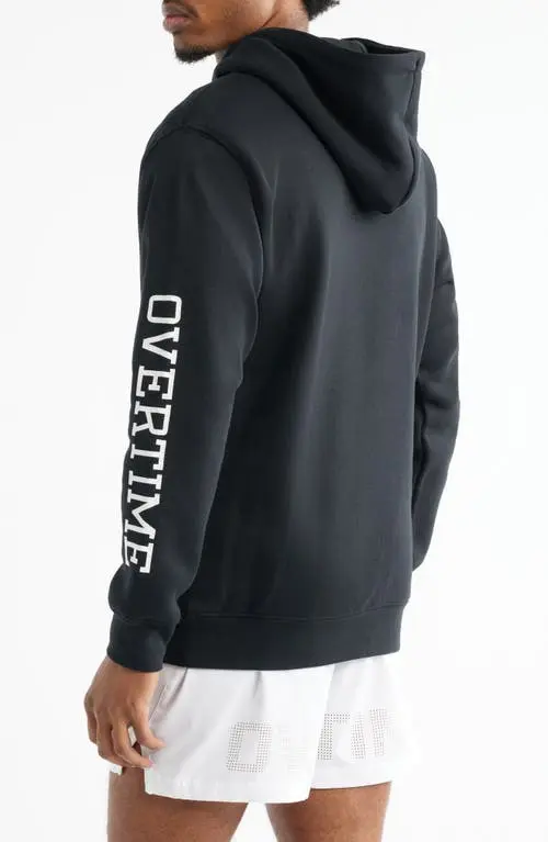 OVERTIME Cotton Fleece Hoodie