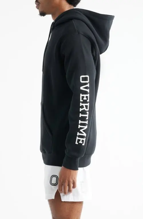 OVERTIME Cotton Fleece Hoodie