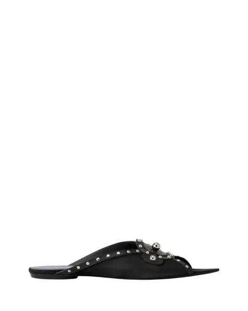 LANVIN Eclipse Arch Flat Mule - Black