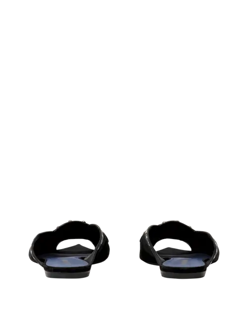 LANVIN Eclipse Arch Flat Mule - Black
