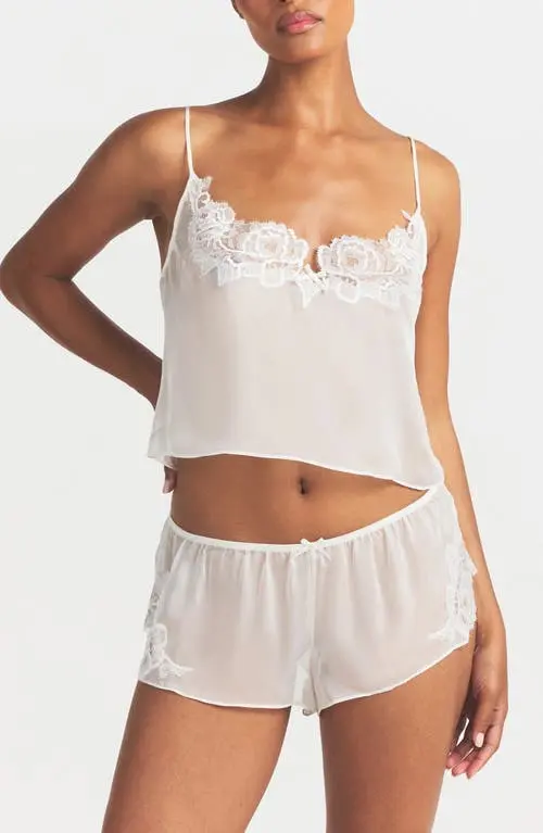 SKIMS Romance Silk Cami & Shorts Set - Ivory