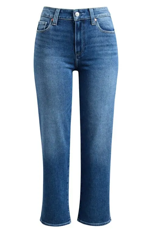 Paige Mason Ankle Straight Leg Jeans - Monaco Mist