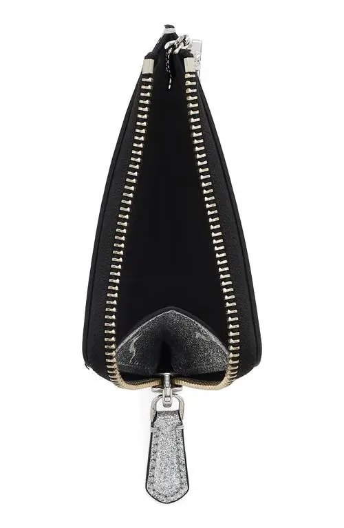 Marc Jacobs The Top Zip Wallet - Silver