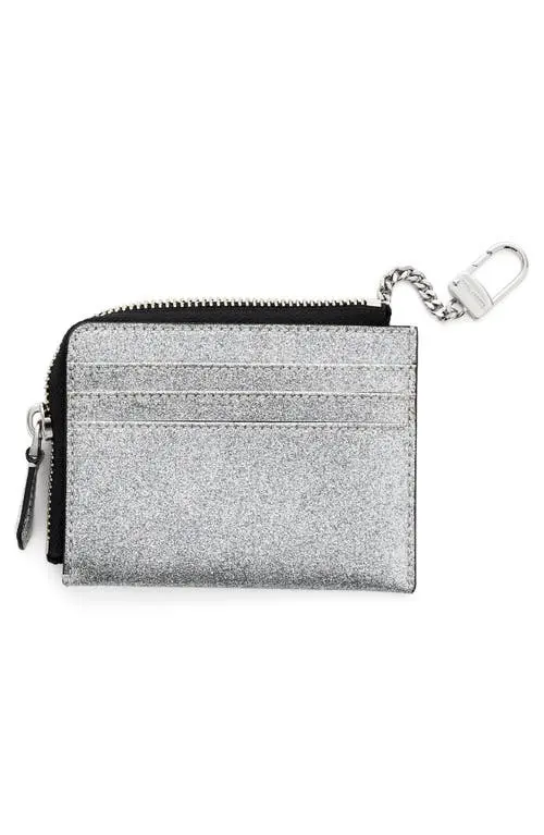 Marc Jacobs The Top Zip Wallet - Silver