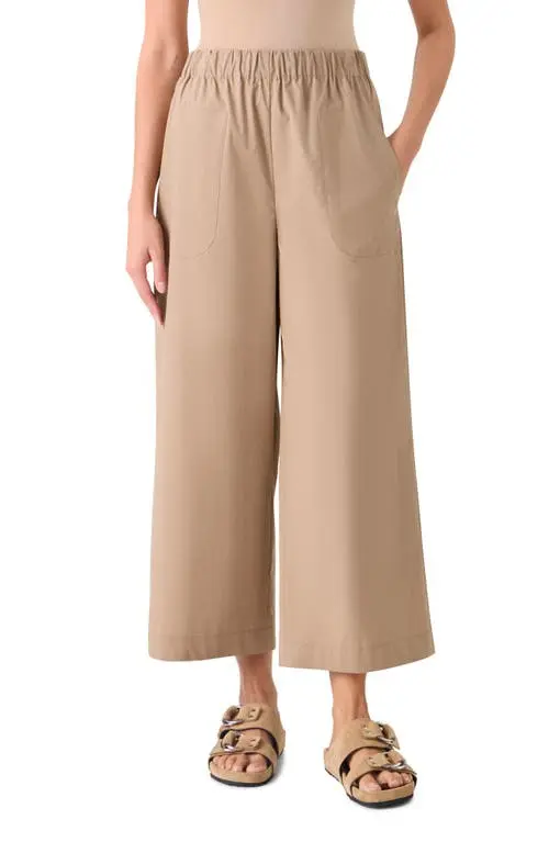 Akris Frey Wide Leg Cropped Pants