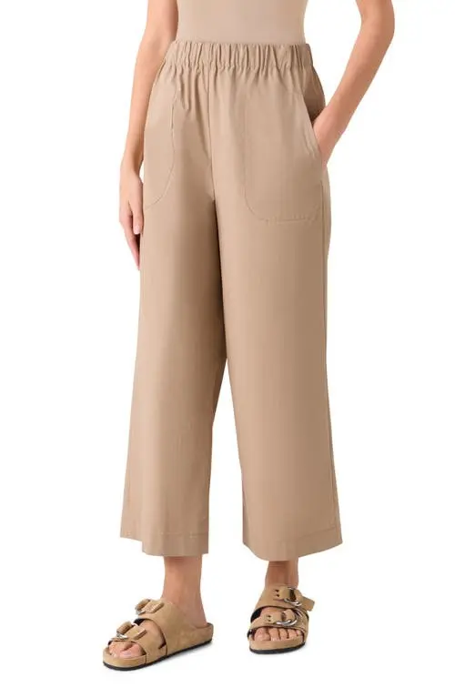 Akris Frey Wide Leg Cropped Pants
