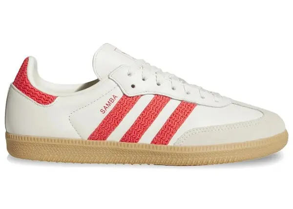 Adidas Samba Og Sneakers - Off White/semi Lucid Red/gum