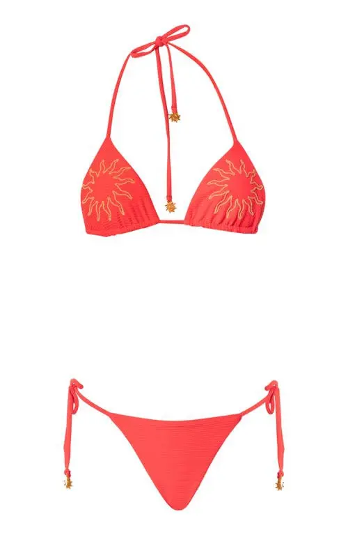 MAAJI Sunset Punch Balmy Reversible Bikini Top - Bright Red