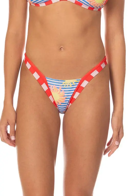 MAAJI Awake In Light Trinity Reversible Bikini Bottom - Open Blue