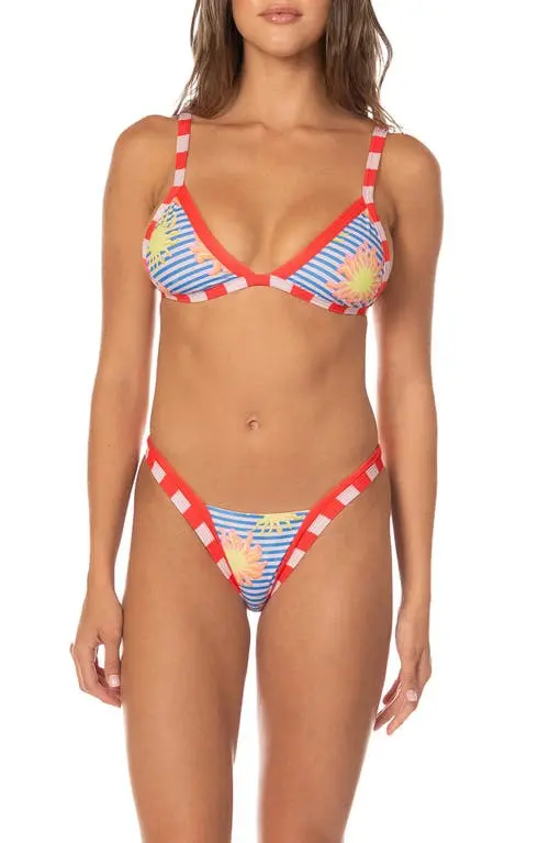MAAJI Awake In Light Trinity Reversible Bikini Bottom - Open Blue
