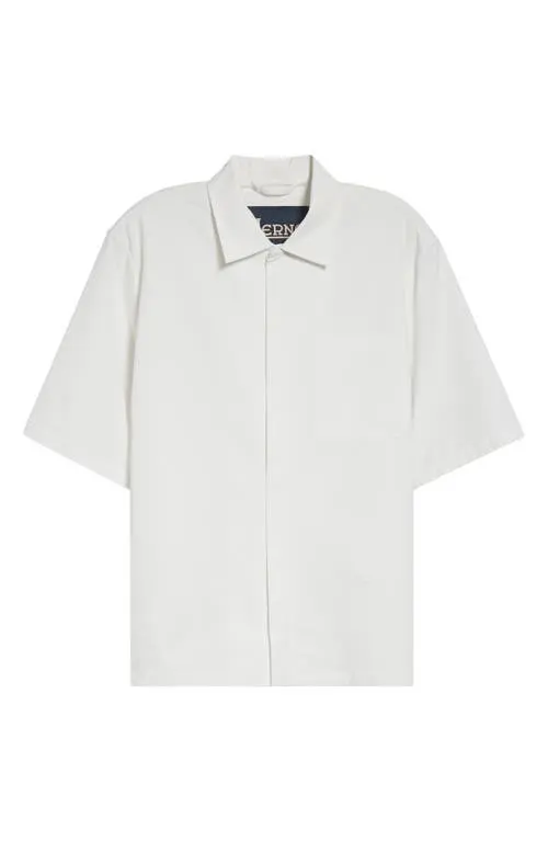 Herno Seersucker Camp Shirt - White