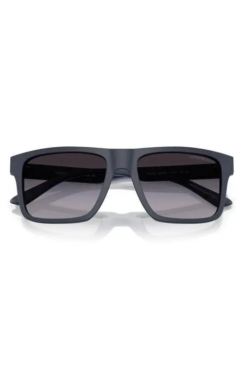 Emporio Armani 57mm Gradient Square Sunglasses