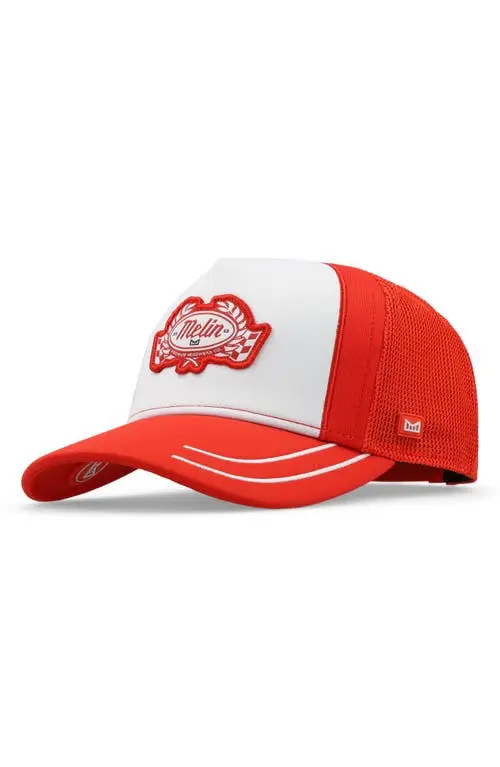 MELIN Odysea Mph Pit Crew Hydro Snapback Ball Cap - Red Alert
