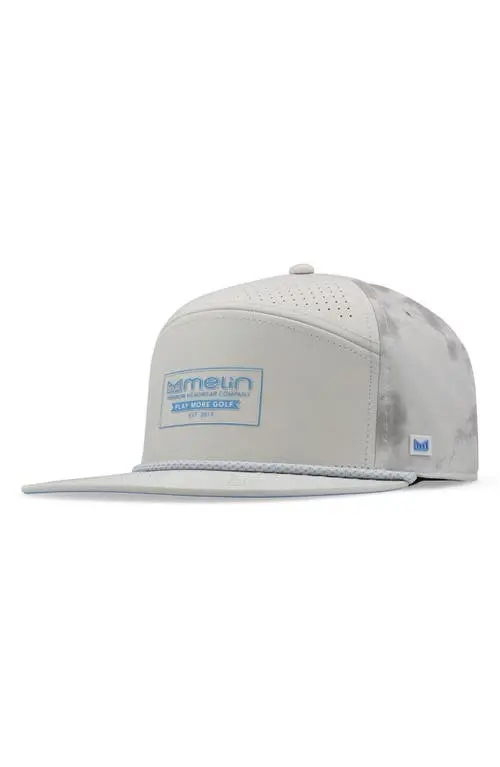 MELIN Trenches Links Drive Hydro Snapback Cap - Sky/light Grey