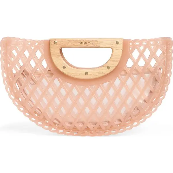 Dolce Vita Solandra Jelly Clutch - Blush