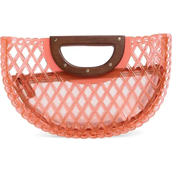 Dolce Vita Solandra Jelly Clutch - Coral