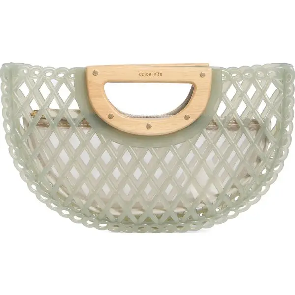 Dolce Vita Solandra Jelly Clutch - Seafoam